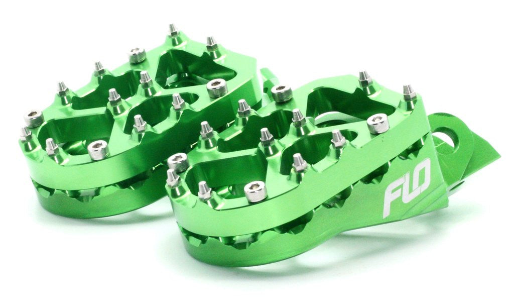 Flo Motorsports Risers for Foot Pegs Are In!